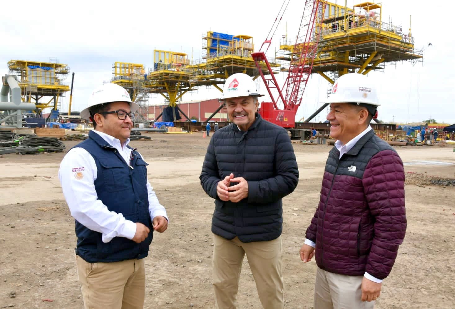 Construye Pemex plataformas marinas relocalizables en Tamaulipas