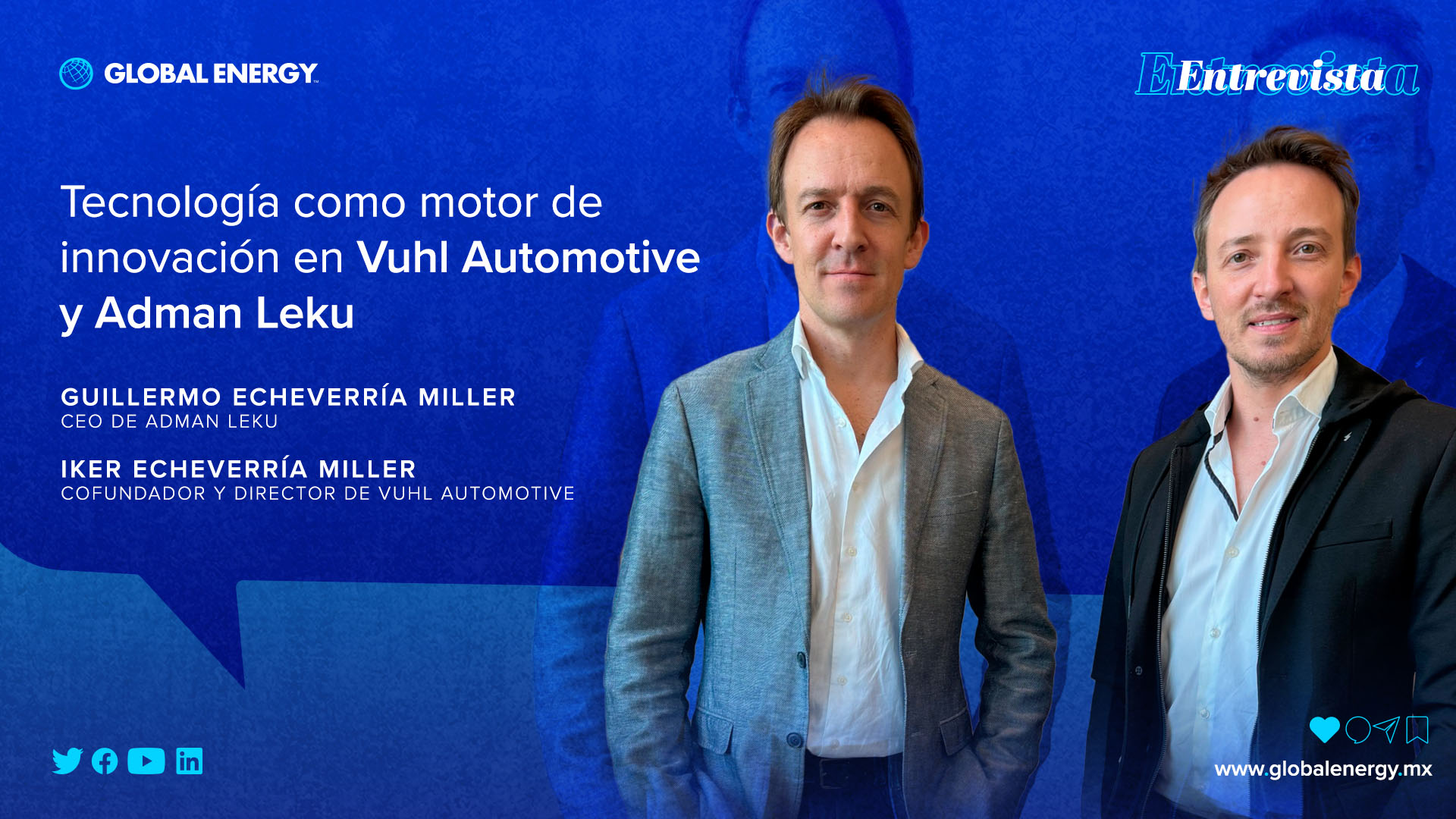 Tecnología como motor de innovación en Vuhl Automotive y Adman Leku - Global Energy